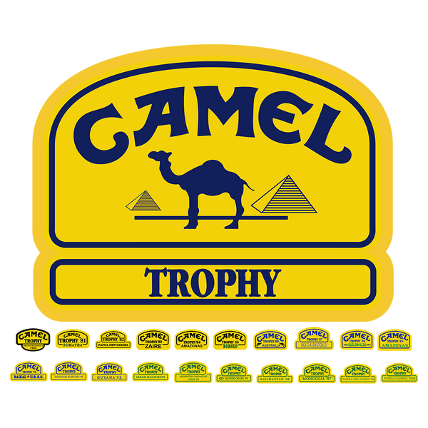 Camel Trophy Stickers 1980 - 2000 – Retrobot