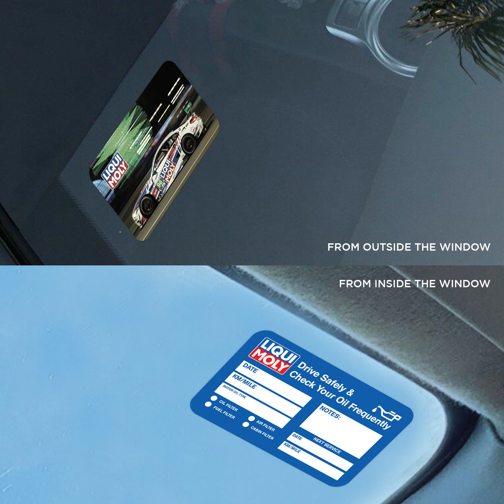 Liqui Moly Oil Change Reminder Stickers – Retrobot