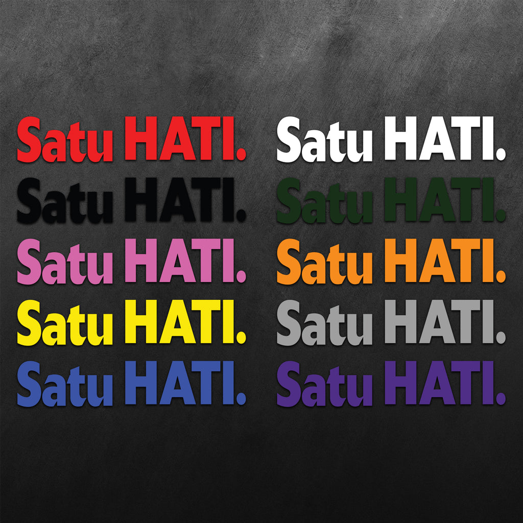Satu Hati Honda Sticker – Retrobot