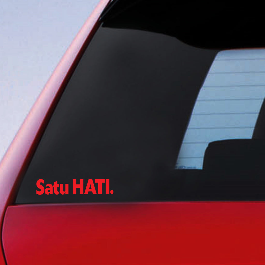 Satu Hati Honda Sticker – Retrobot