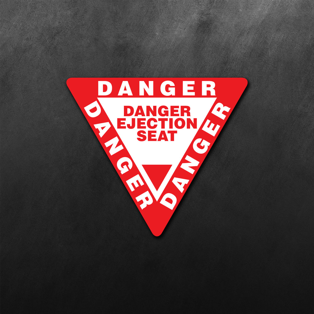 Danger Ejection Seat Sticker – Retrobot