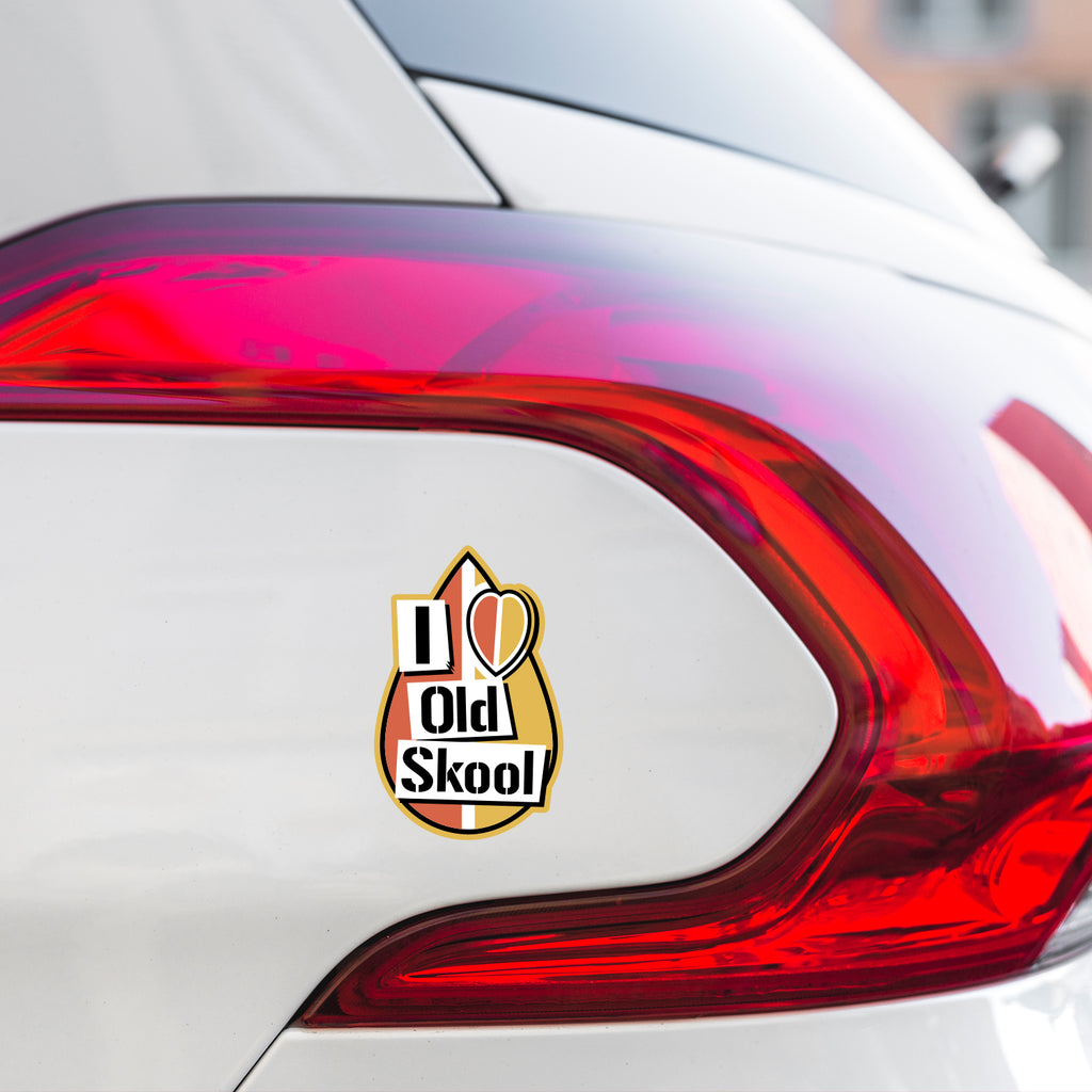 I Love Old Skool Sticker – Retrobot